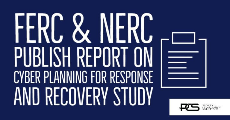 FERC & NERC Publish Report On Cyber Planning - PCS