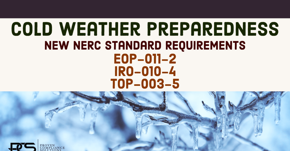Cold Weather NERC Standards Overview | PCS