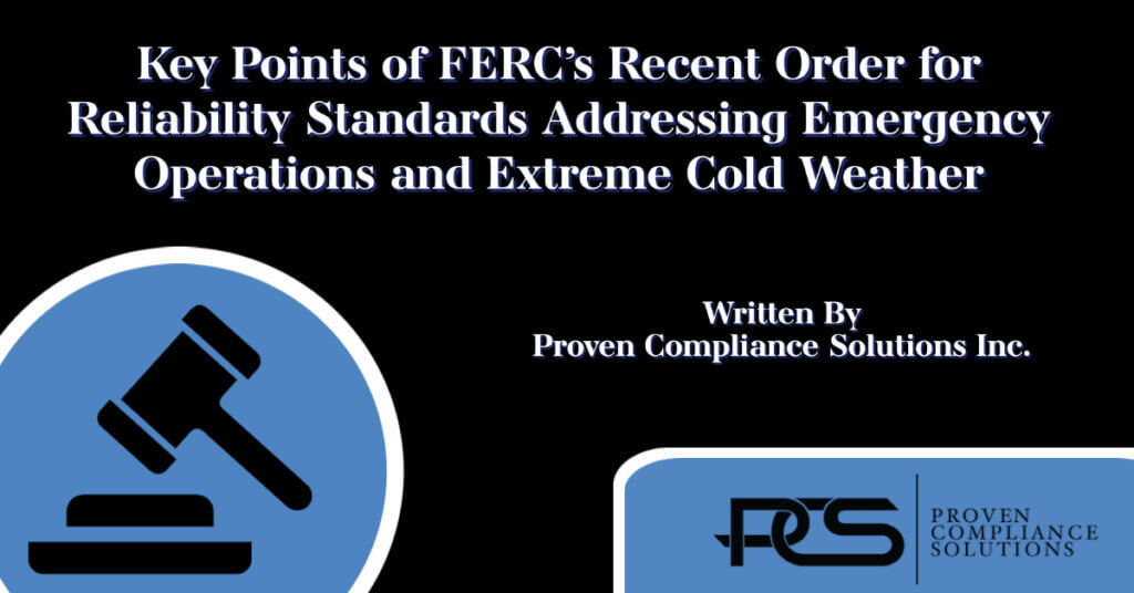 FERC Order on EOP-011-2 Reliability Standards | PCS